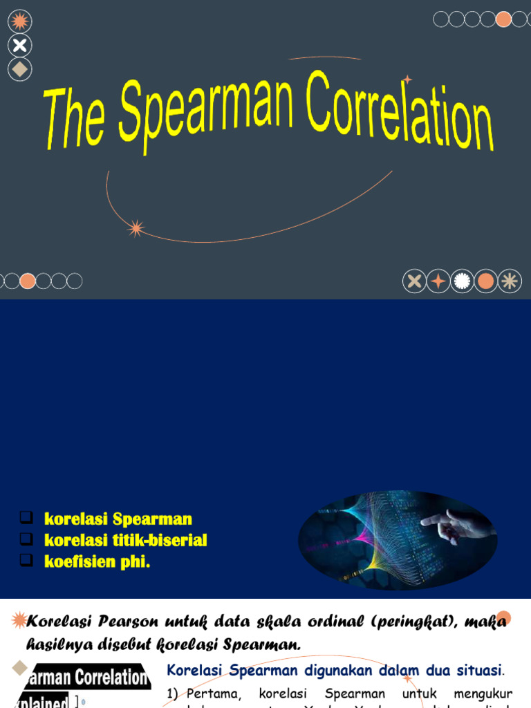 M7 - 3-The Spearman Correlation | PDF