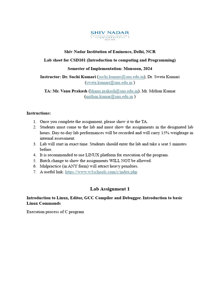 Lab Assignment 1 ICP | PDF