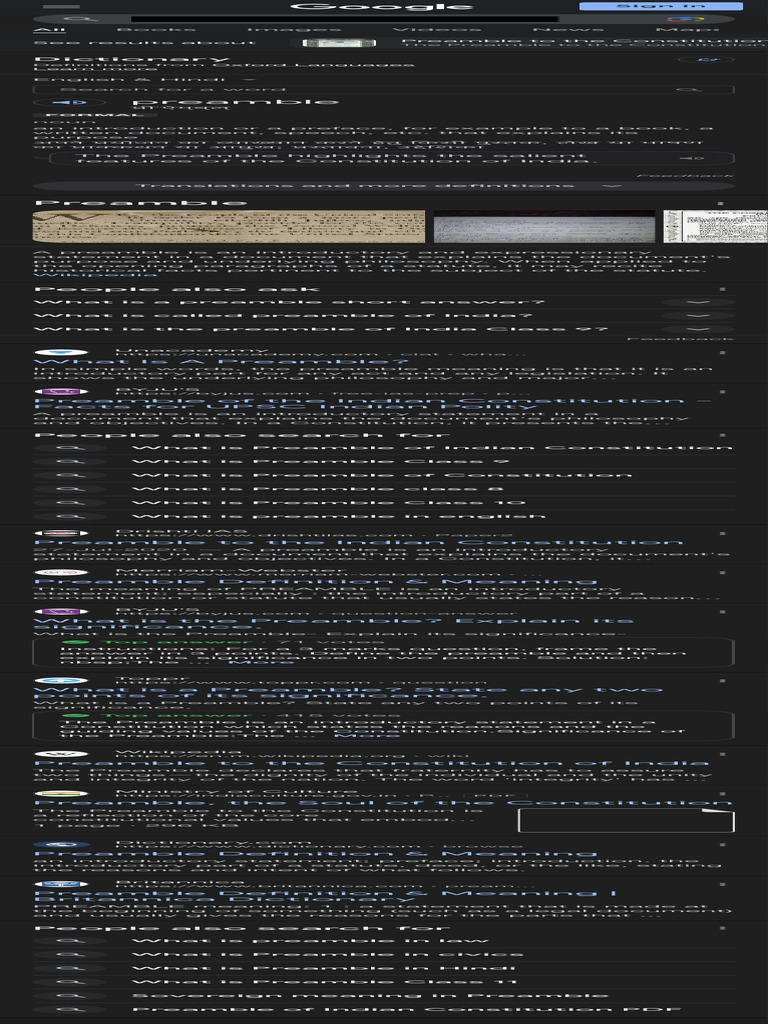 What Is Preamble - Google Search | PDF | Legal Documents | Philosophy