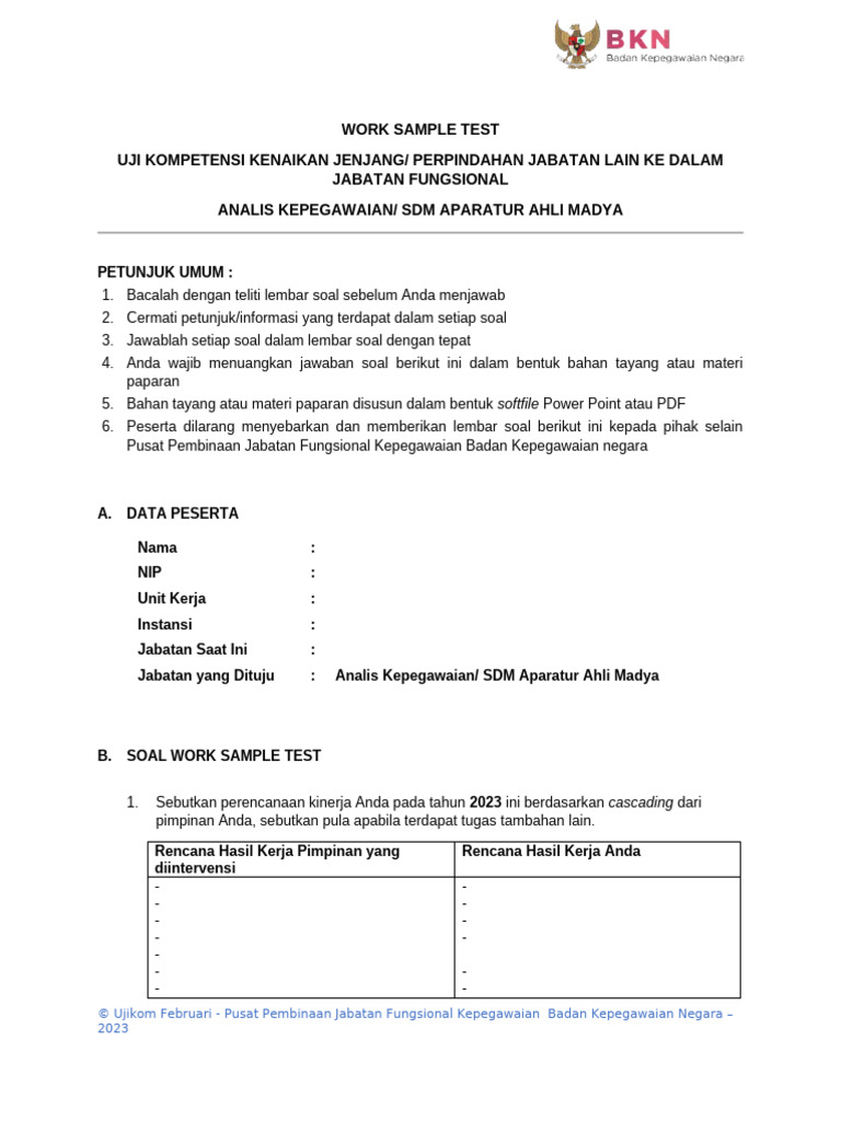 WST ASDMA - ANPEG Madya | PDF