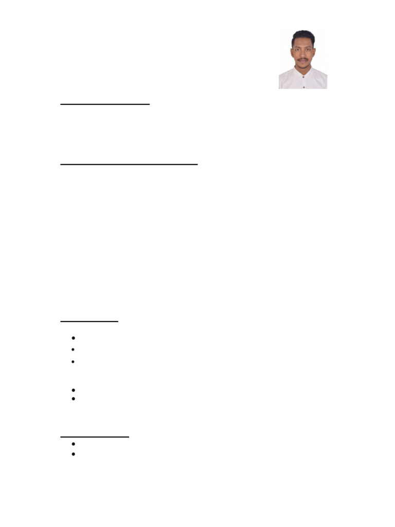 CV Chayan - DIU. | PDF