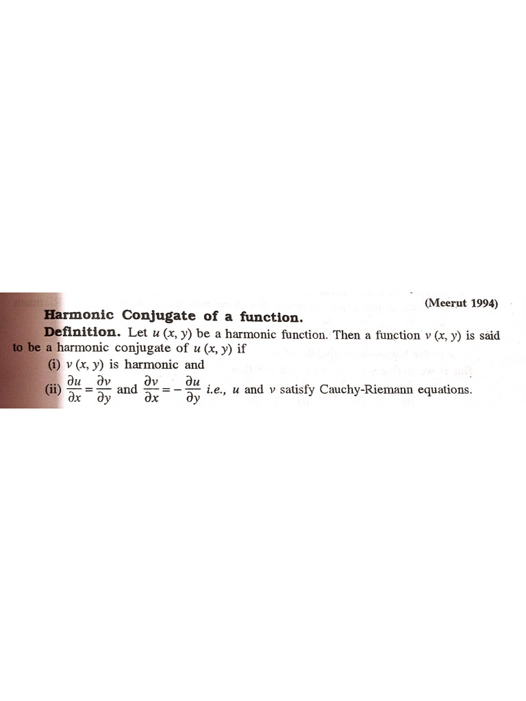 Harmonic Function | PDF