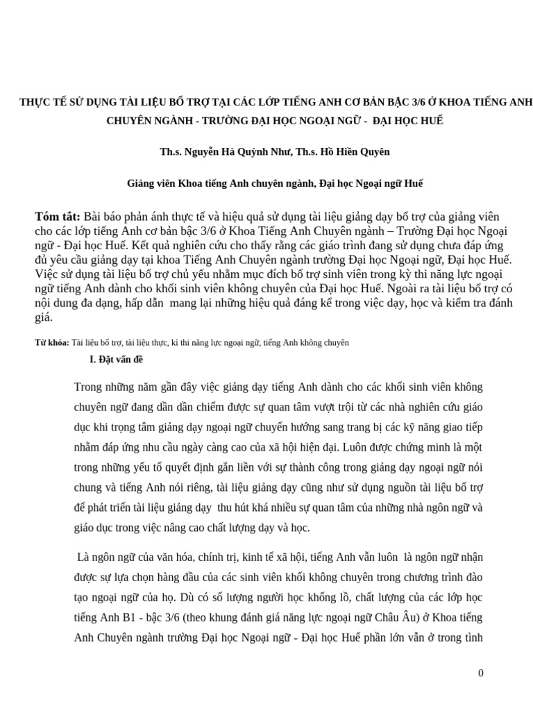 Bai Bao Quynh Nhu | PDF