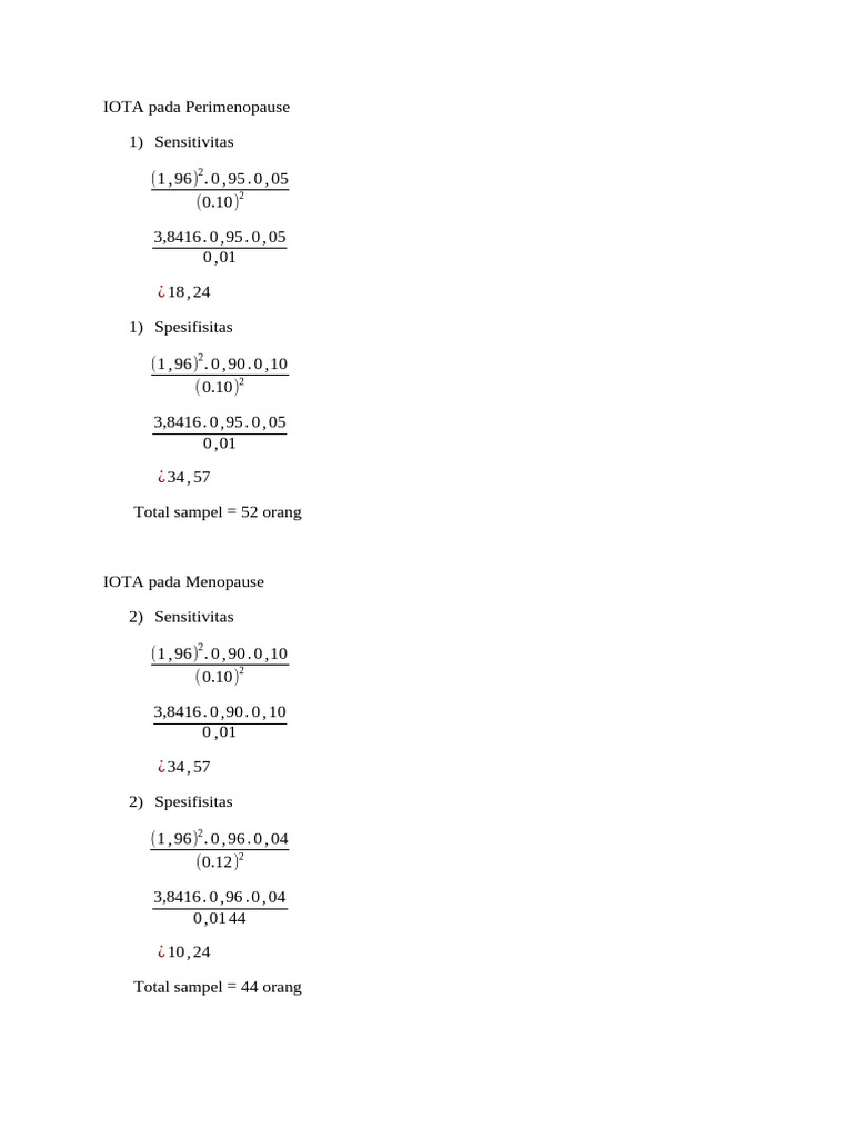 IOTA Pada Perimenopause | PDF