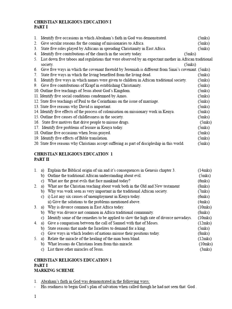 Cre Revision Booklet 1 | PDF