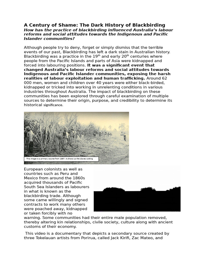 Blackbirding | PDF