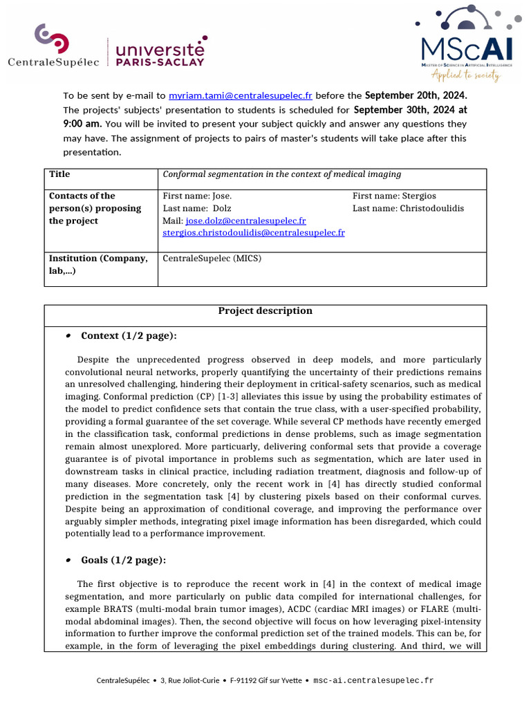 Lab Project MSC AI 24-25 | PDF