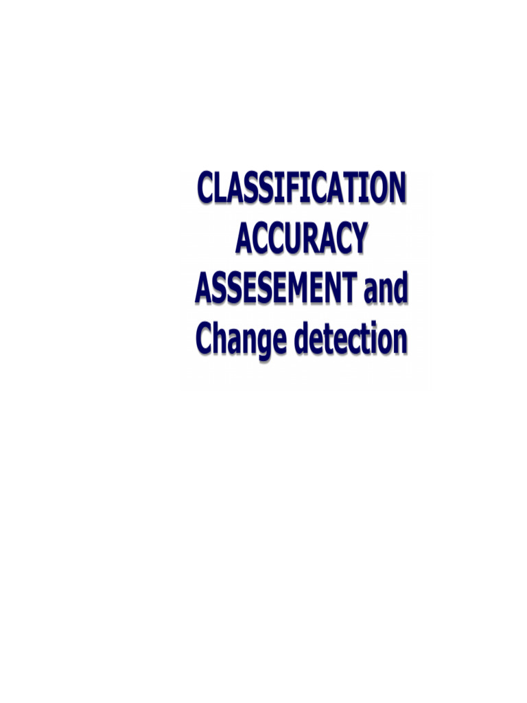 Classification Accuracy Assesment | PDF | Applied Mathematics ...