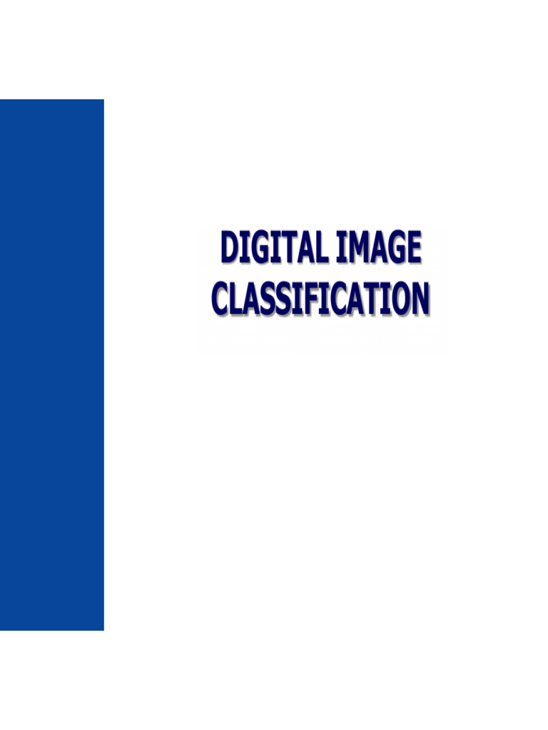 Digital Image Classification | PDF