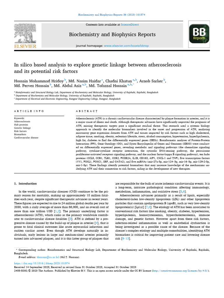 In Silico Paper | PDF