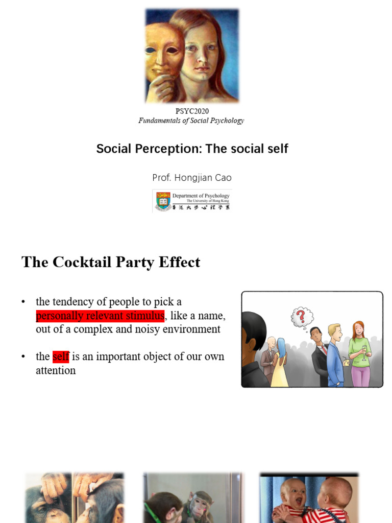 Class #2 Social Perception-The Social Self | PDF