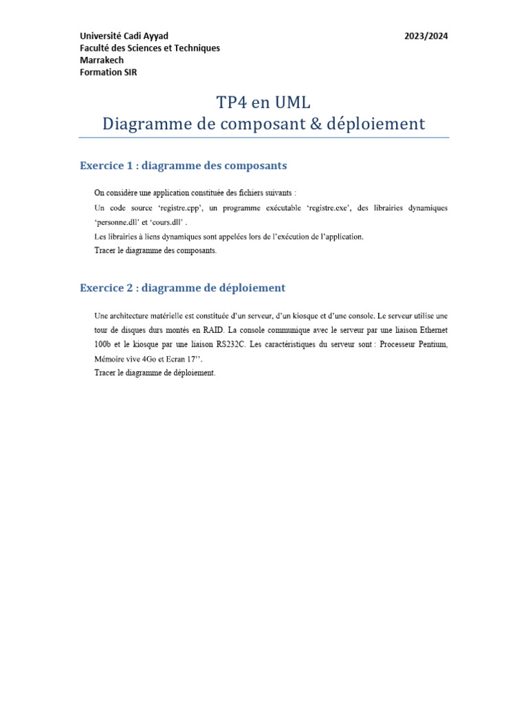 TP4 Uml | PDF