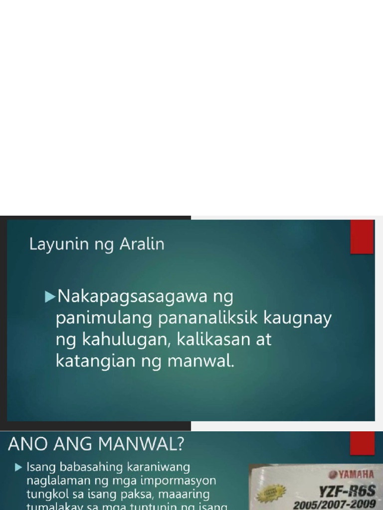 Paggawa NG Manwal | PDF