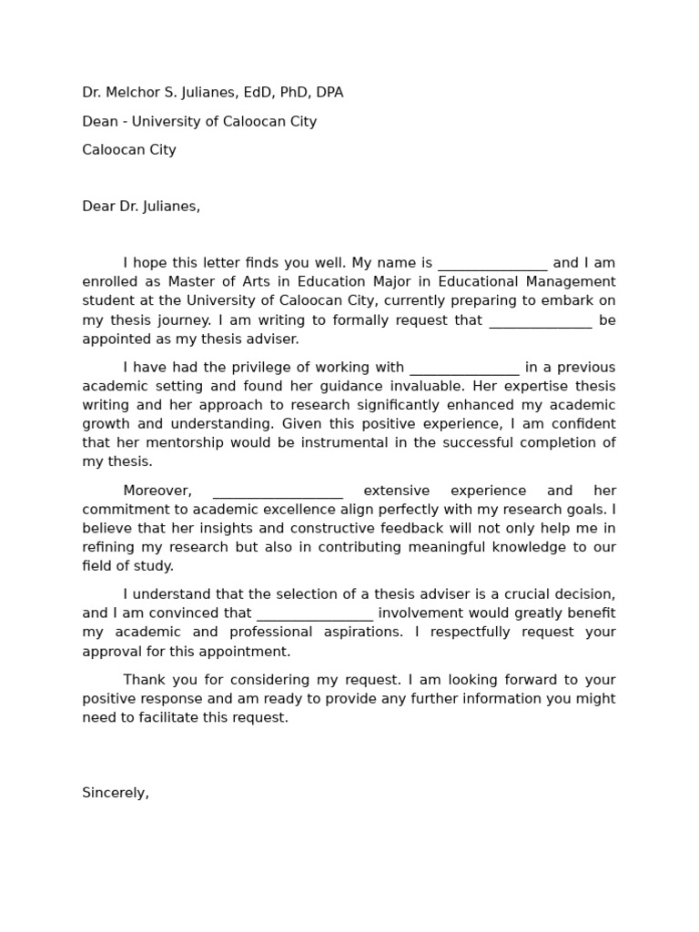 Sample Letter | PDF