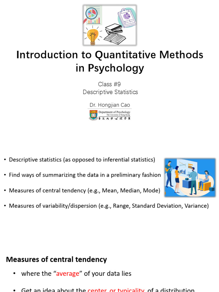 Class #9 - Descriptive Statistics | PDF