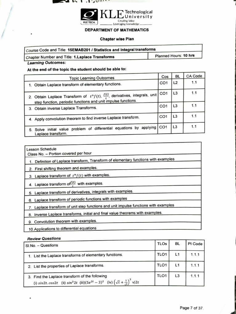 Ch1 Laplace Transforms Pdf