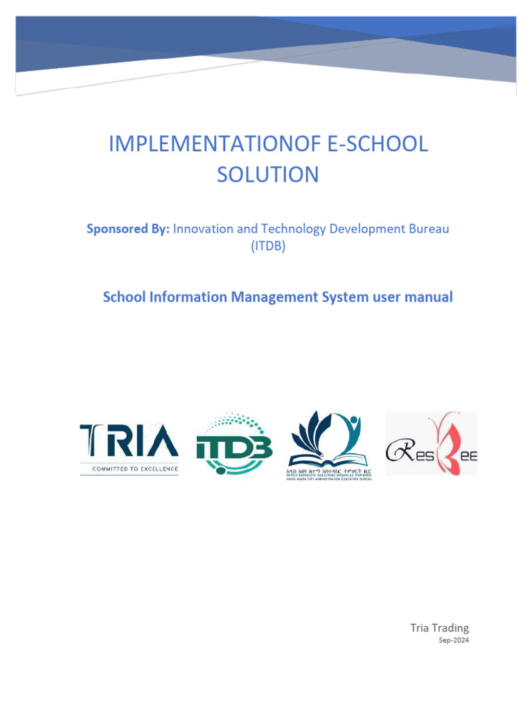 E-School Solution SIMS User Manual | PDF
