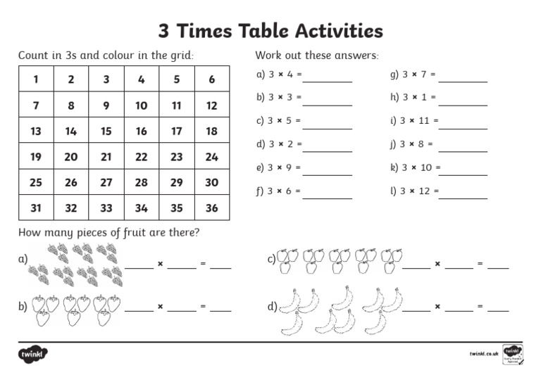 3 X Table | PDF