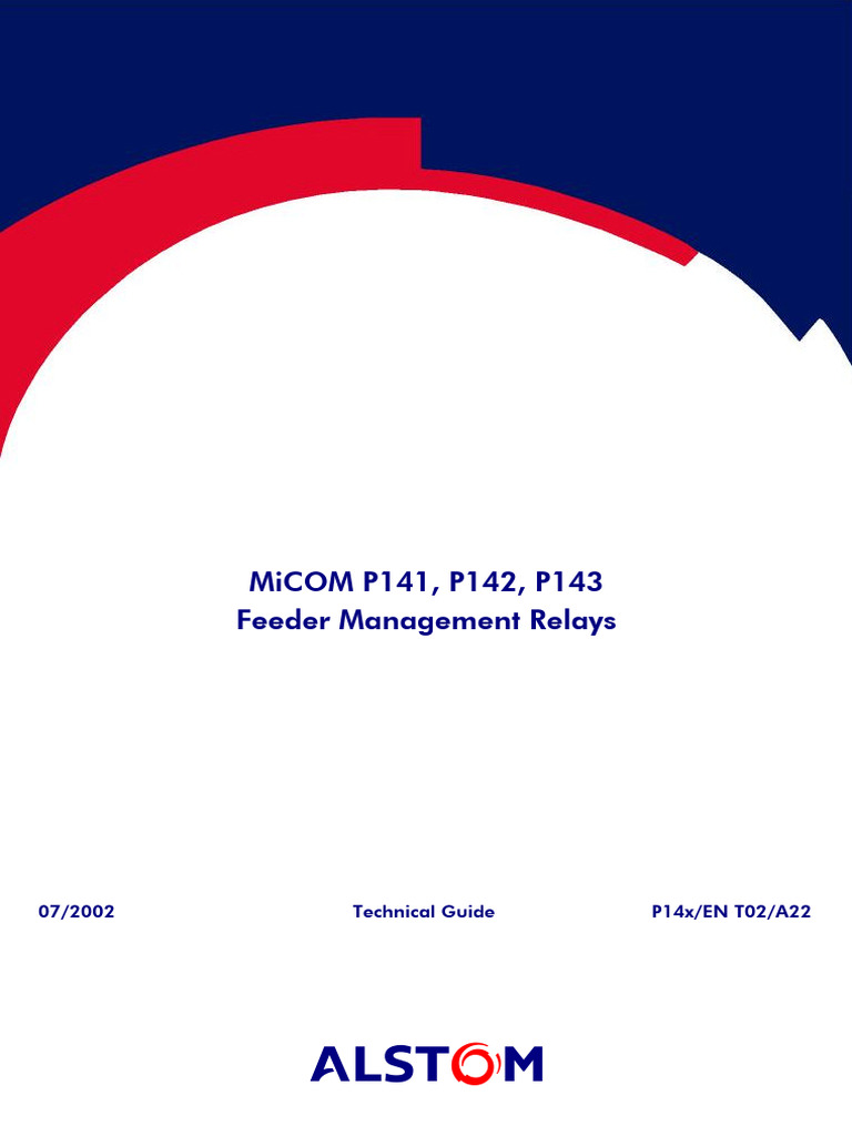 MICOM - P141 - Feeder Protection | PDF