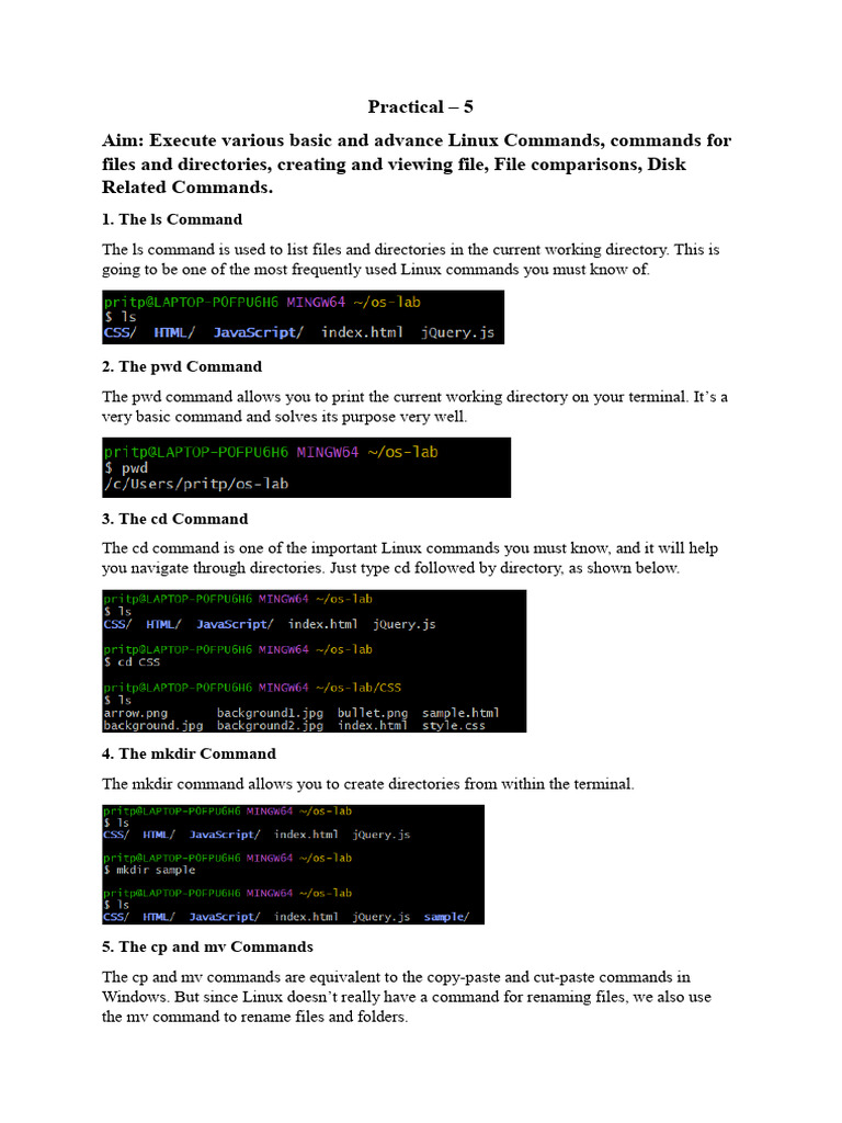 Linux Commands | PDF