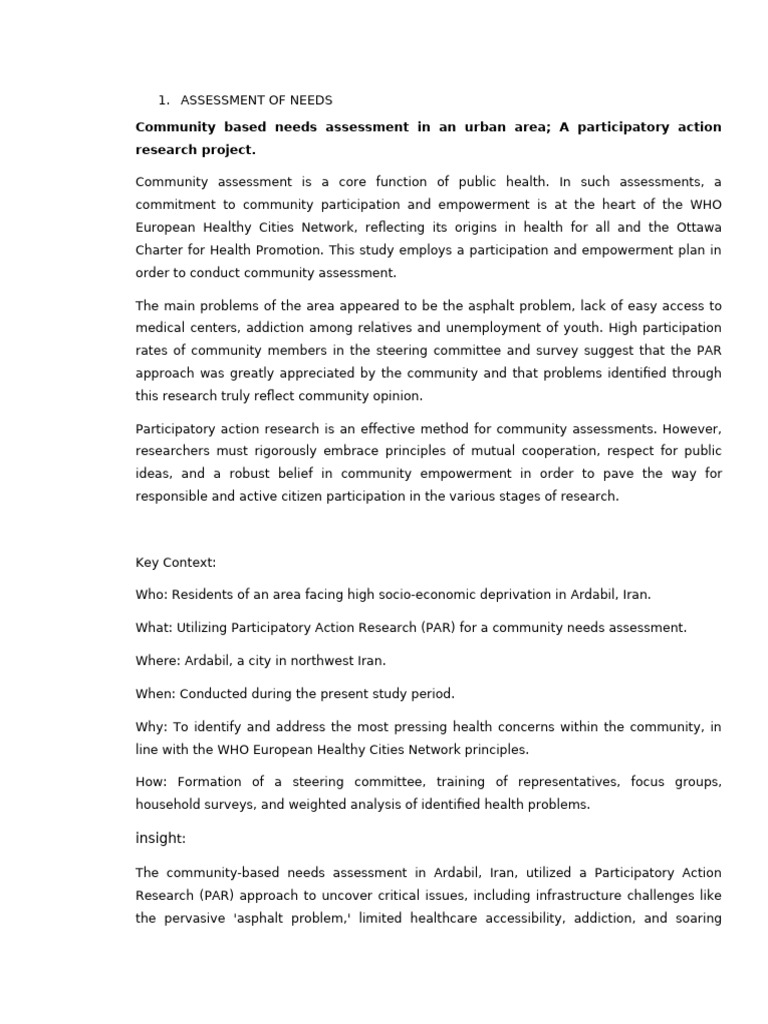 Community Process | PDF