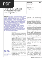 Balance - Functional - Grades Static Dynamic | PDF