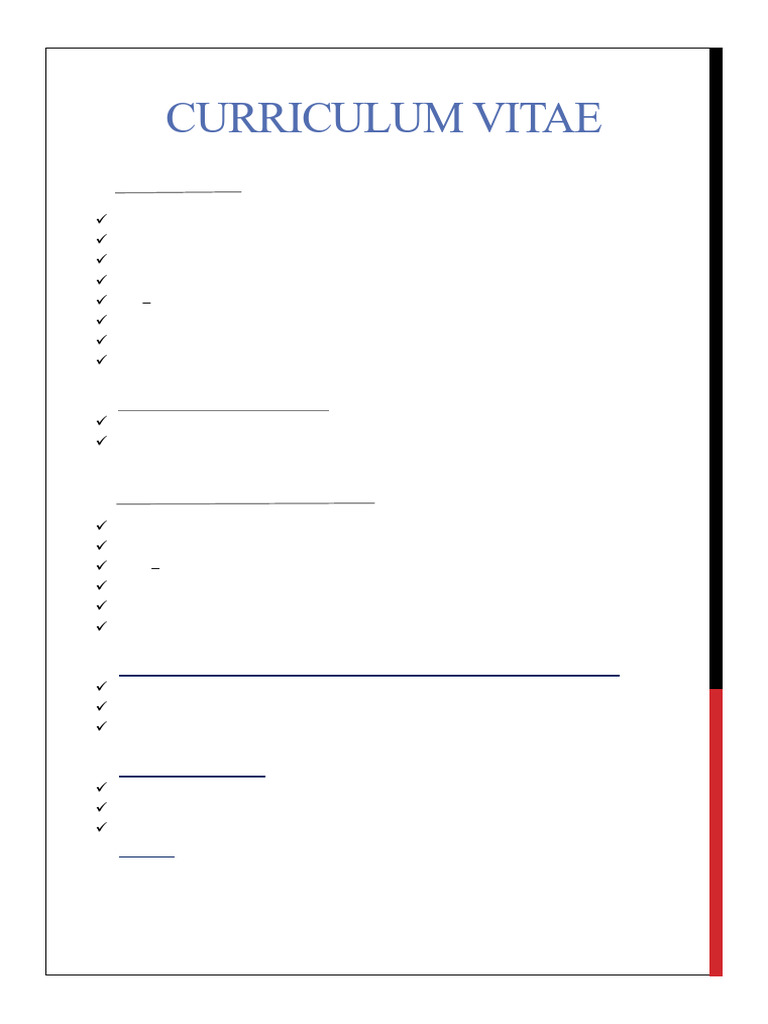 Curiculum Vitae | PDF