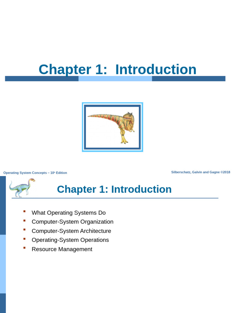Lecture 01 Operating Systems | PDF