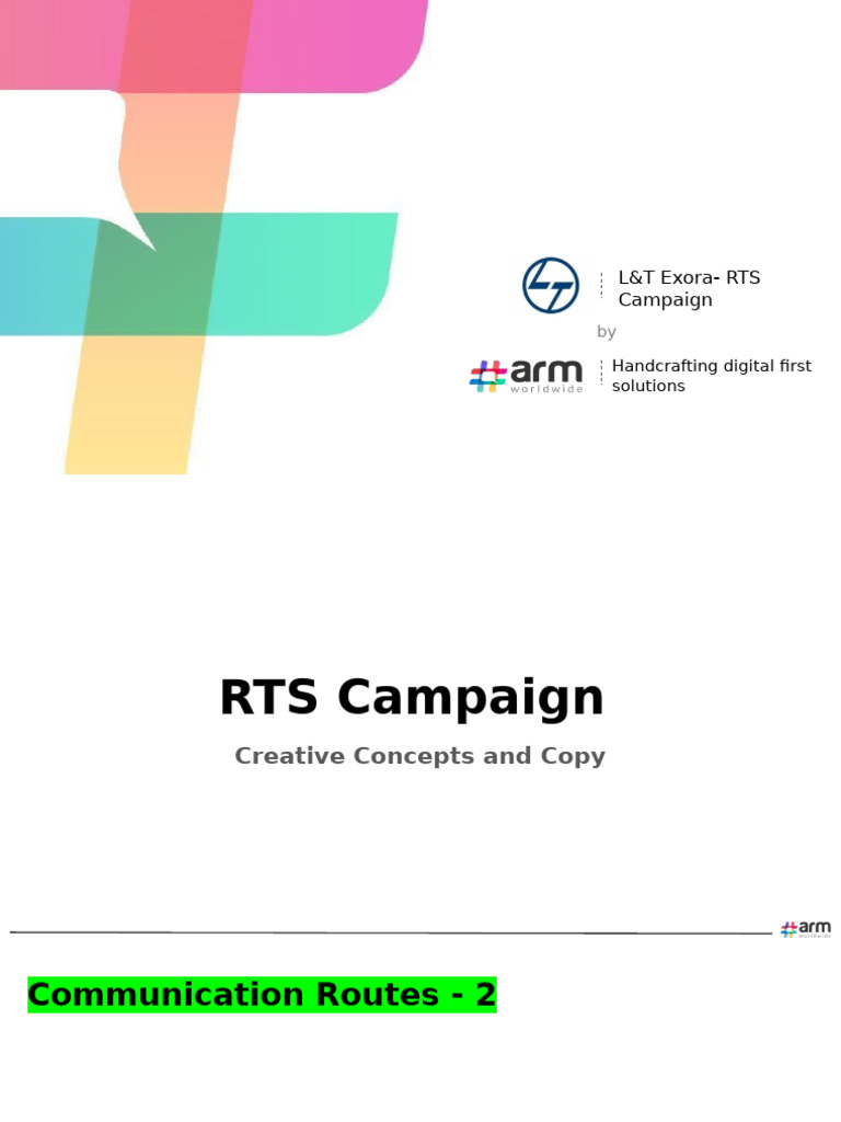 L&T E&a RTS Communication Routes | PDF