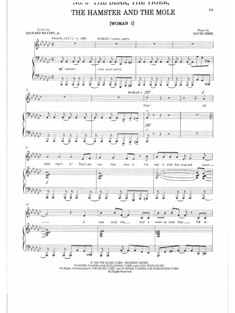 The Bear The Tiger The Hamster The Mole | PDF