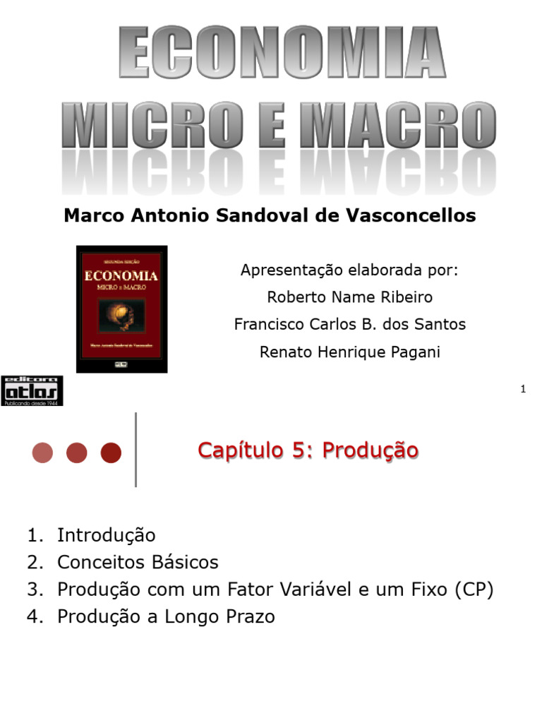 Economia Micro e Macro - CapÃ - Tulo 5 e 6 | PDF