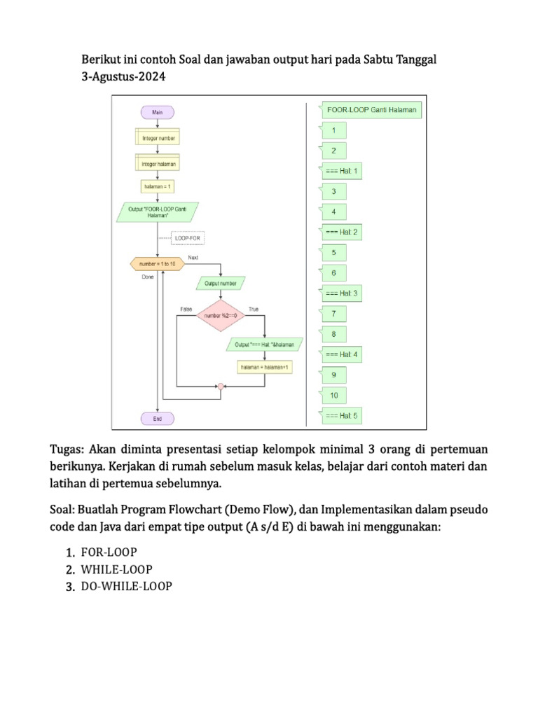 Soal Latihan Loop | PDF