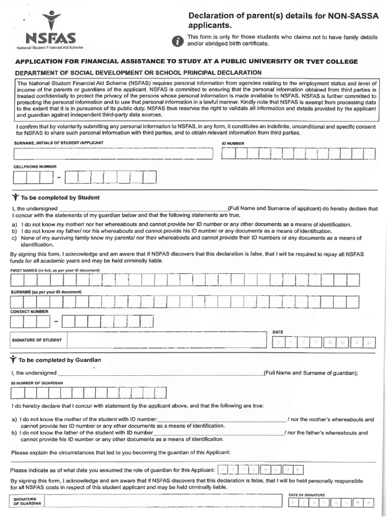 NSFAS DOC - Edited | PDF | Technology & Engineering