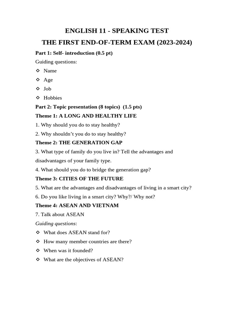 Speaking CK1 E11 | PDF