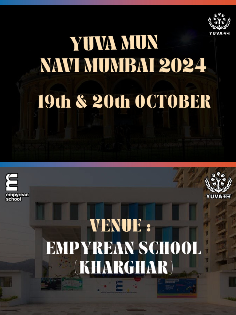YUVA MUN Navi Mumbai 2024 Details | PDF