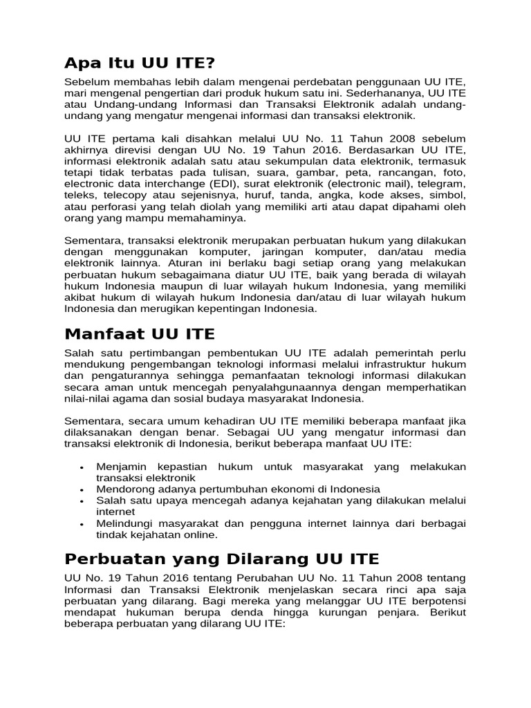 Uu Ite | PDF