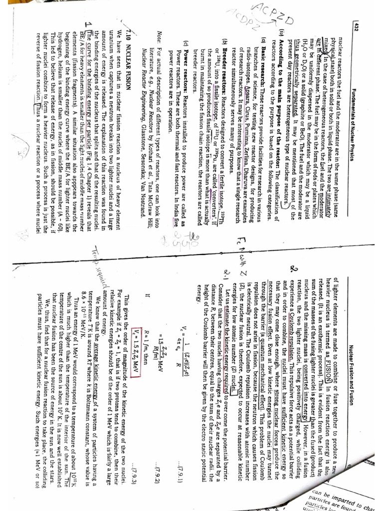 U-2 C-2 Nuclear Fusion | PDF