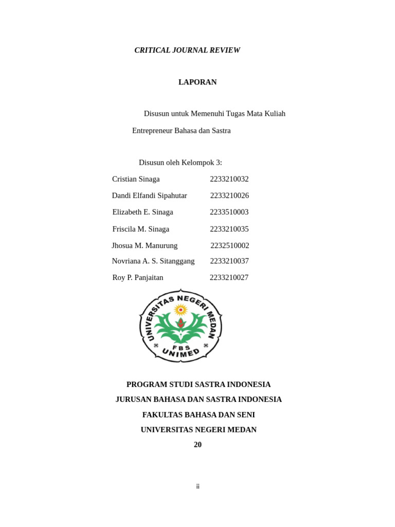 CJR Kelompok III | PDF