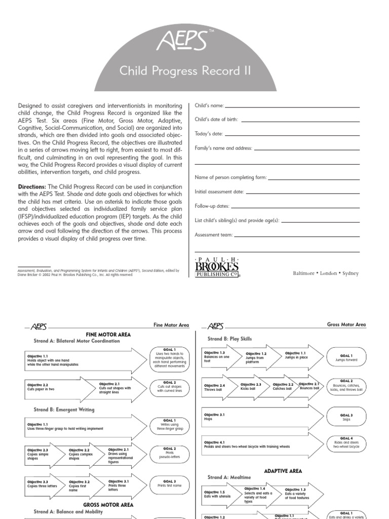 Child Prog Record II | PDF