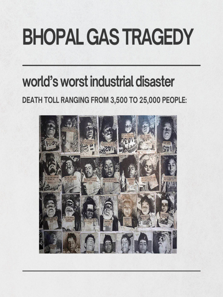 Bhopal Gas Tragedy PDF | PDF