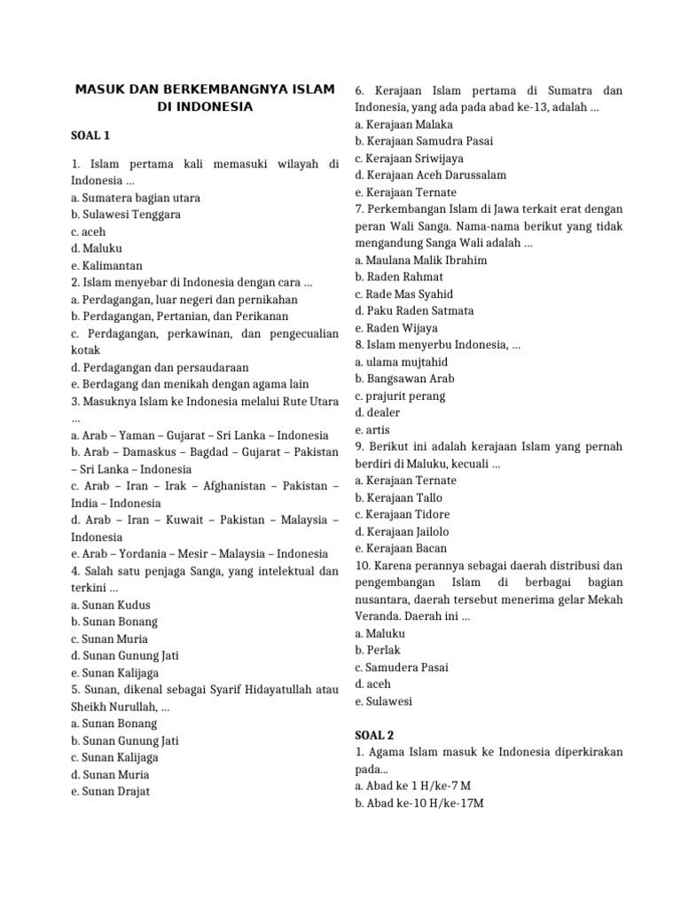 Masa Islam | PDF
