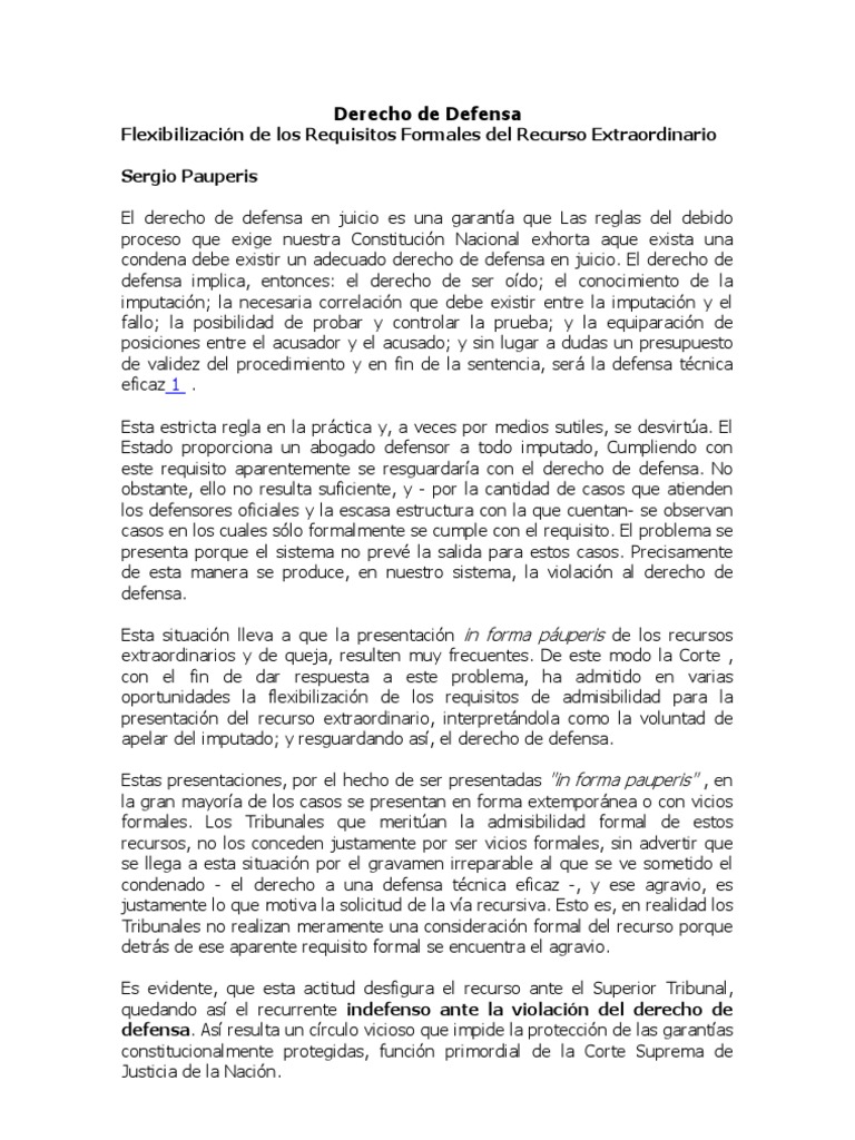 Derecho a La Defensa | Veredicto (Derecho) | Derecho procesal