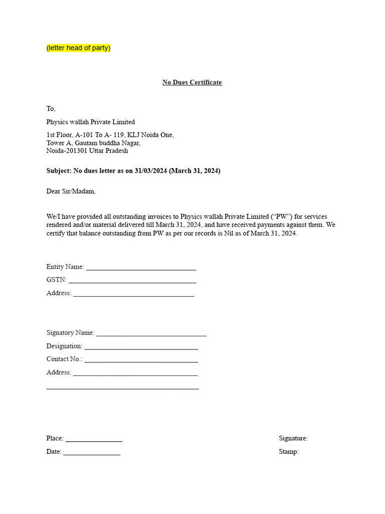 NDC Format AP Format | PDF | Finance & Money Management