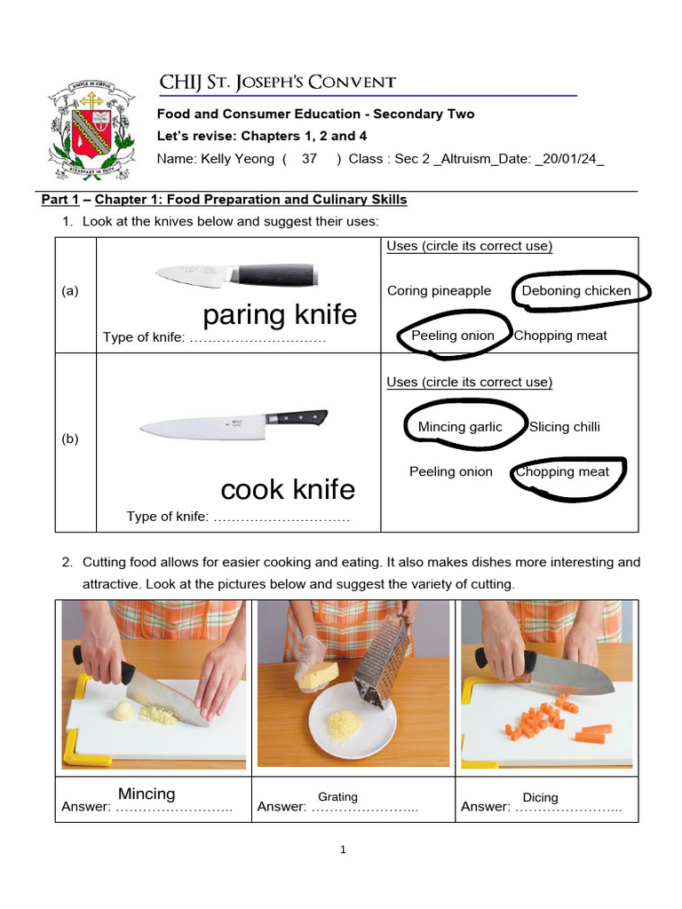 Edited - FCE 2024 - Revision Worksheet (Chapter 1, 2 & 4) | PDF