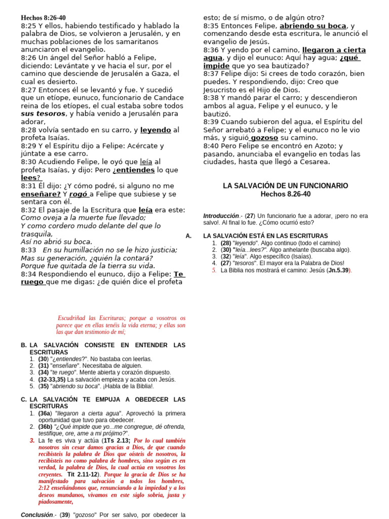 Hechos 8 | PDF