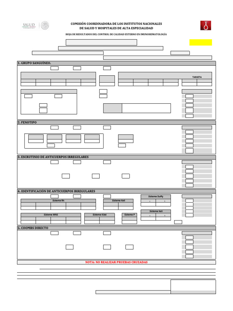 Hoja de Resultados Actual L-052 | PDF