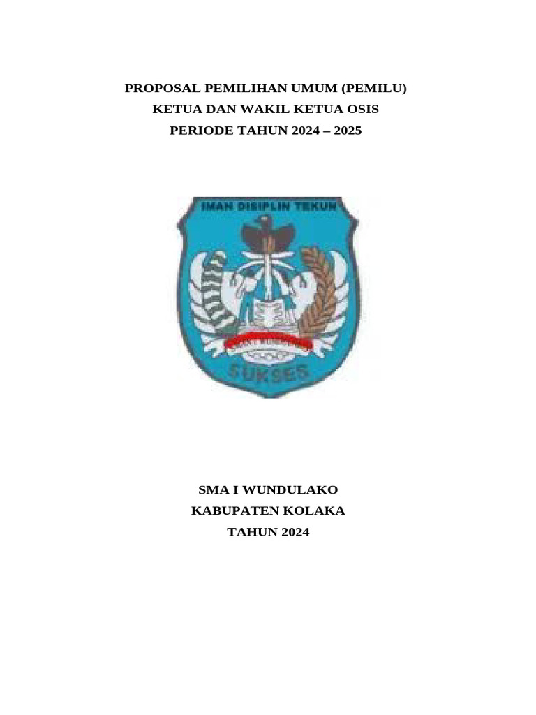 Proposal Pemilihan Umum | PDF