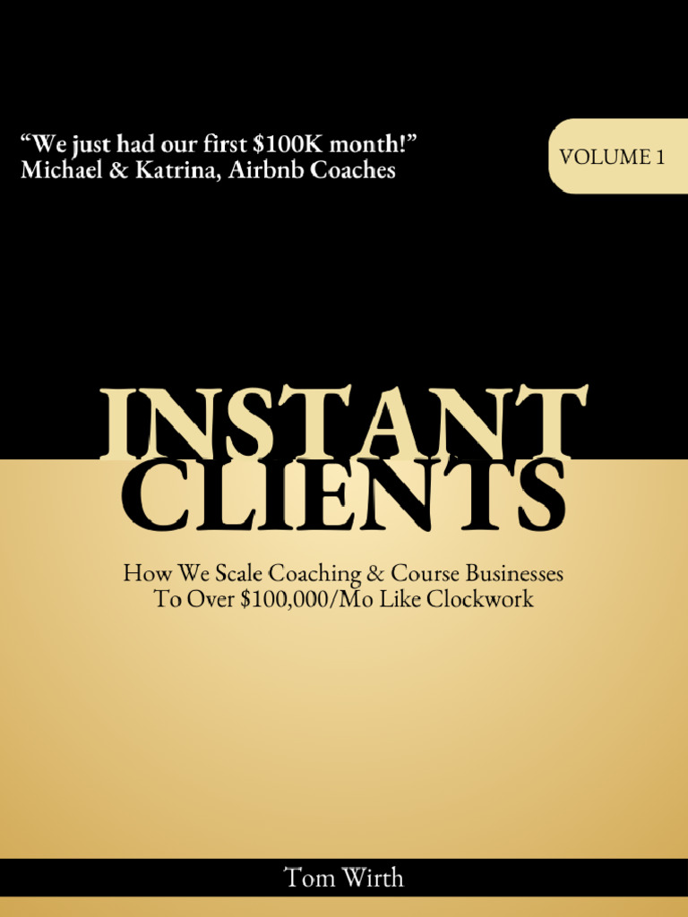 Instant Clients - Tom Wirth | PDF
