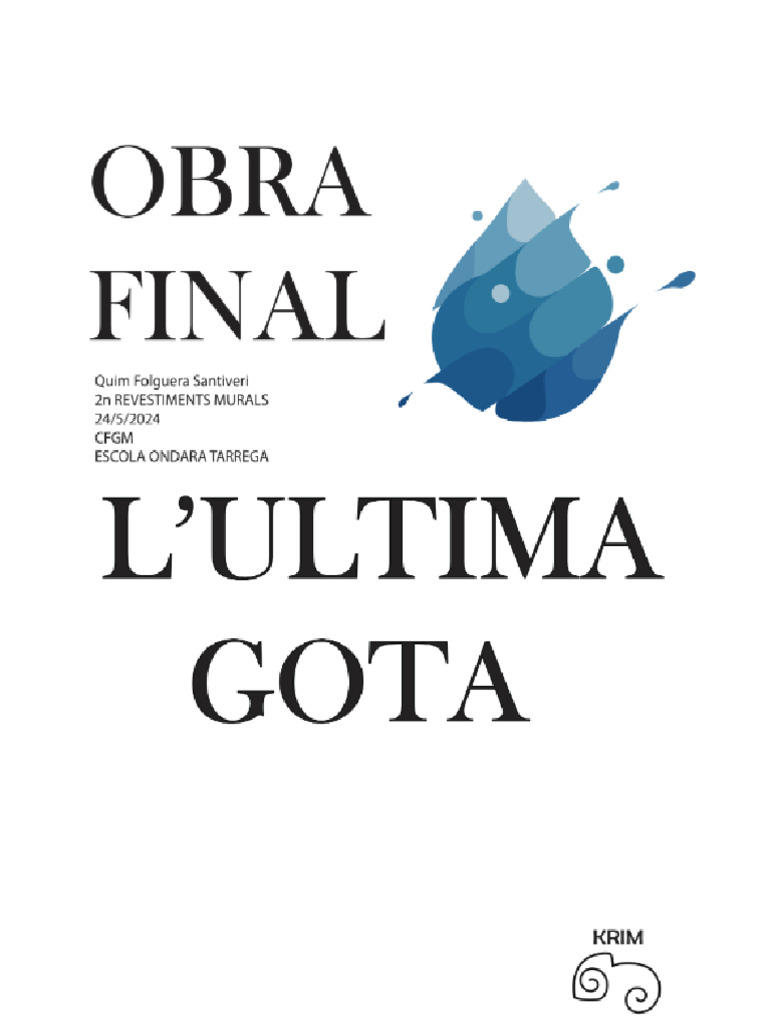 Memoria Obra Final | PDF