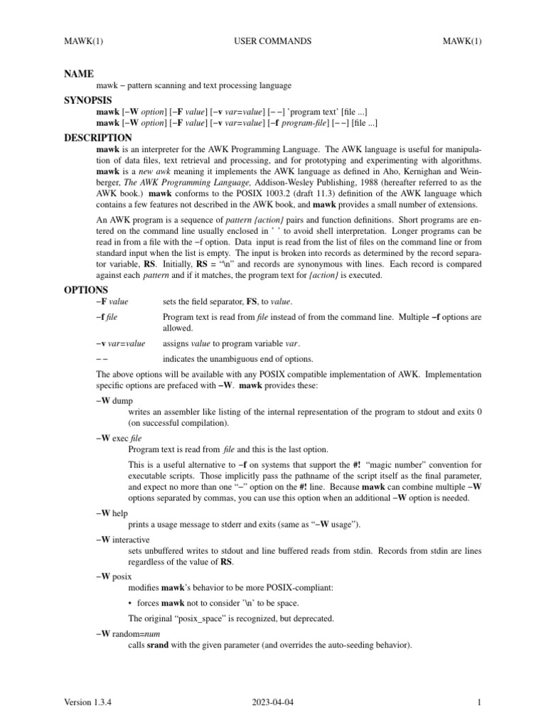 Mawk | PDF